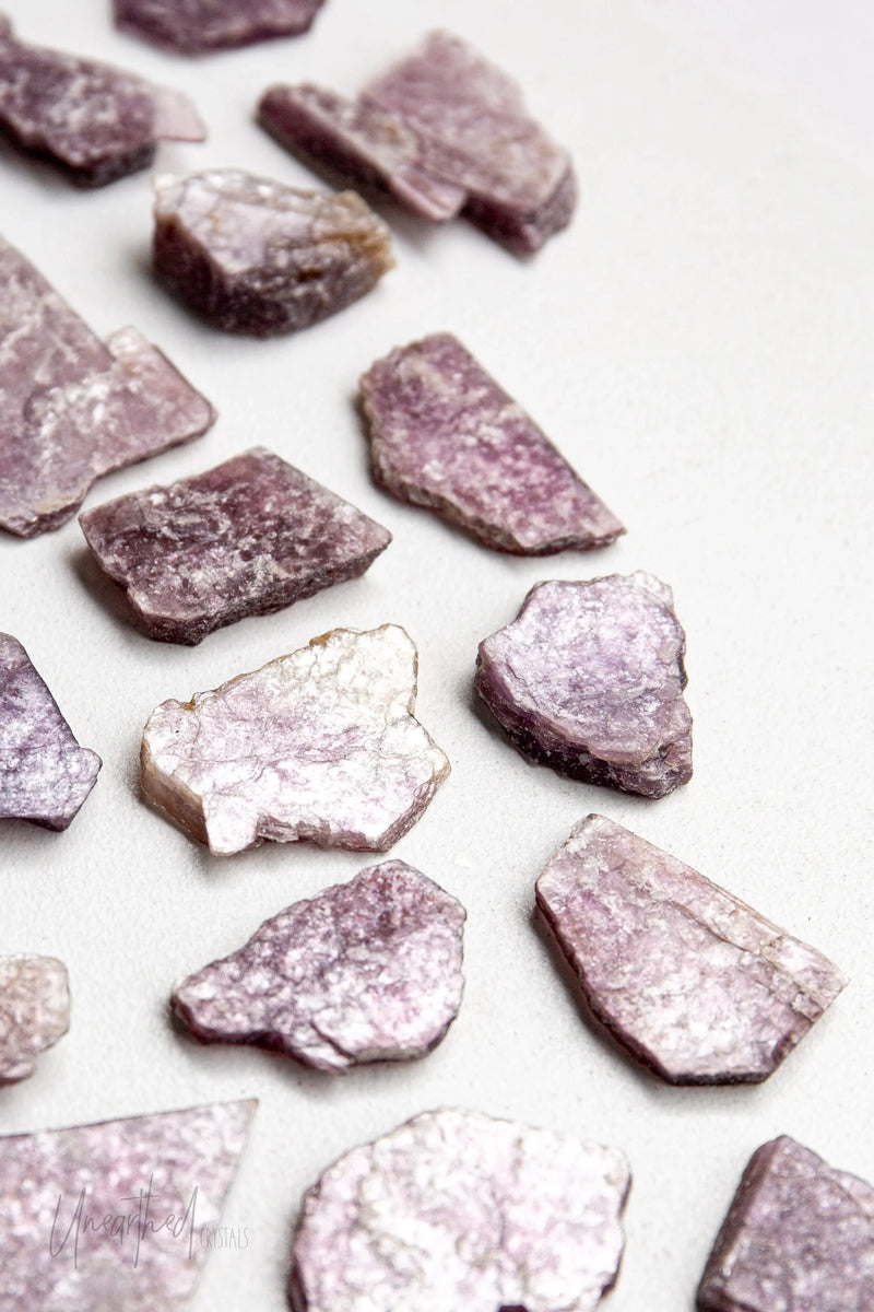 Lepidolite Rough Blade | Extra Small | 5-10gms – Unearthed Crystals