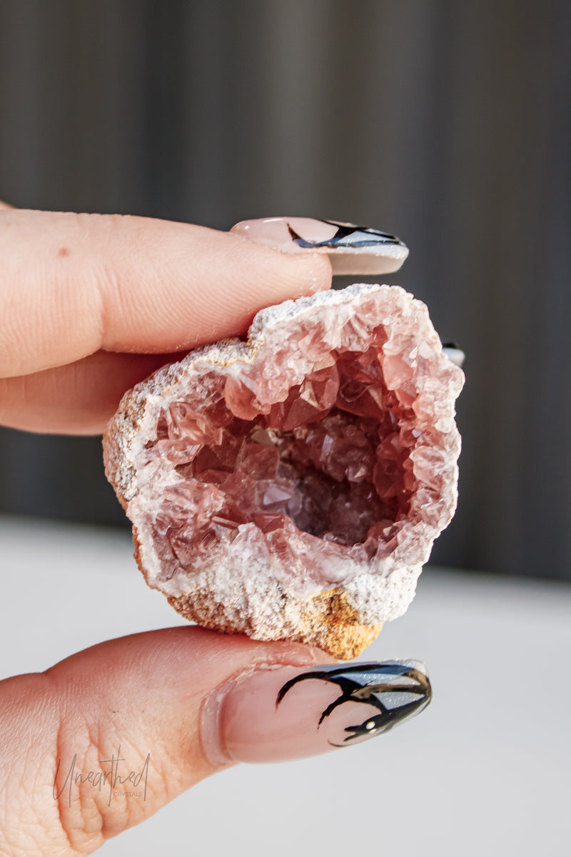 Pink Amethyst Geode Specimen | Extra Grade – Unearthed Crystals