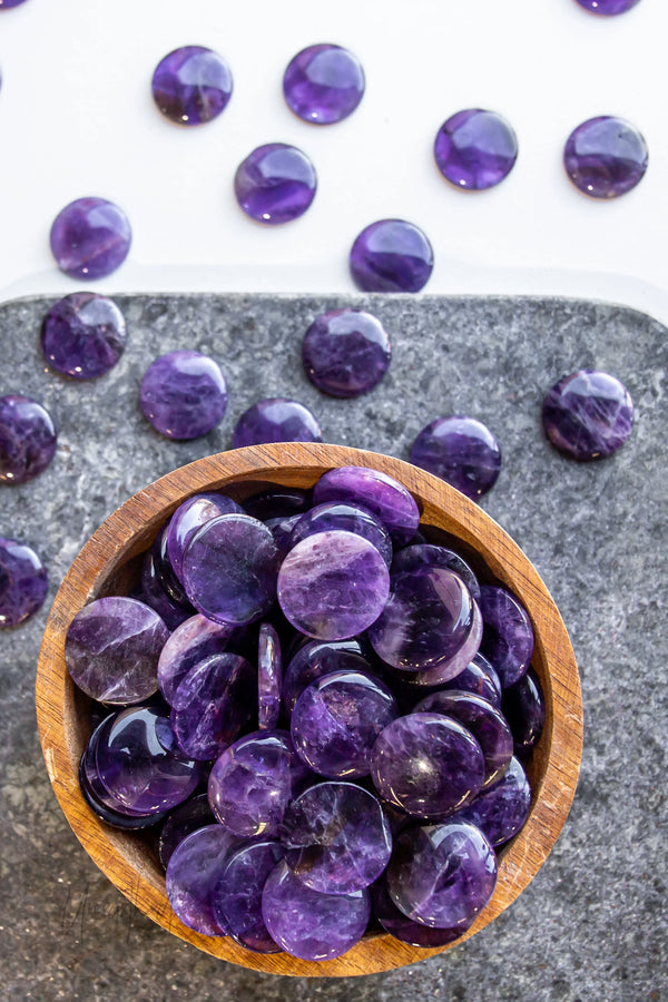 Amethyst Coin – Unearthed Crystals
