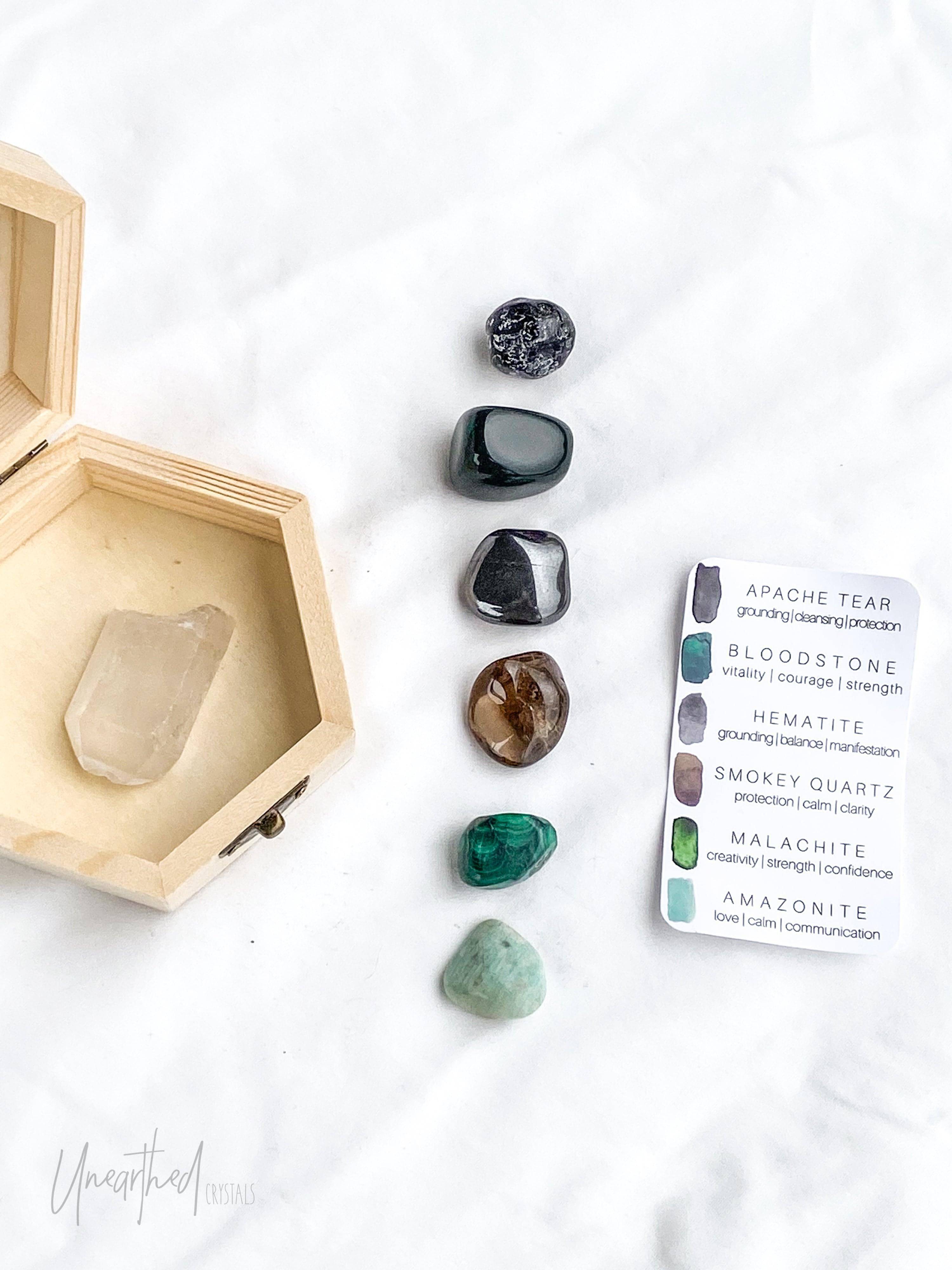 Grounding + Mindfulness Antidote Box © – Unearthed Crystals