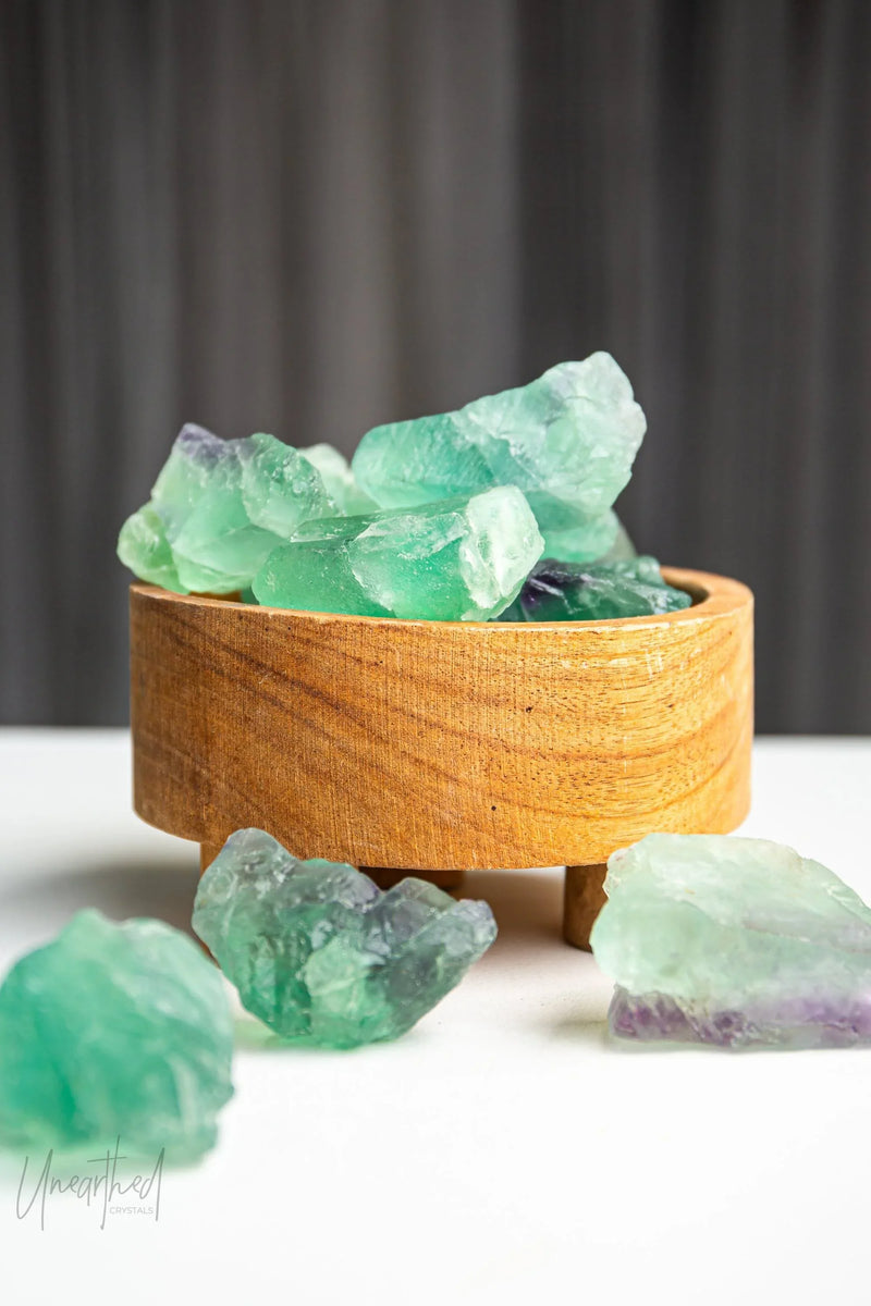 Fluorite Rough ‚ Medium ‚ Crystal for Focus & Clarity – Unearthed Crystals