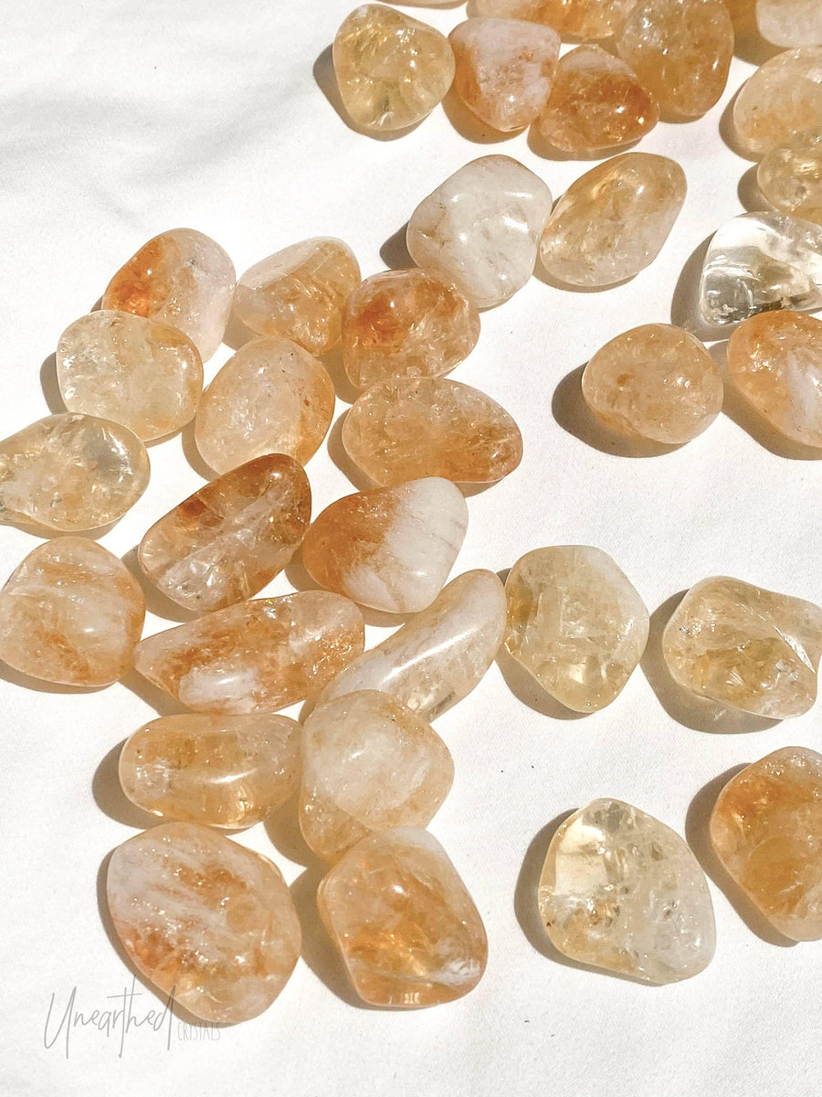 Citrine Tumbled Stones | Attract Abundance & Joy – Unearthed Crystals